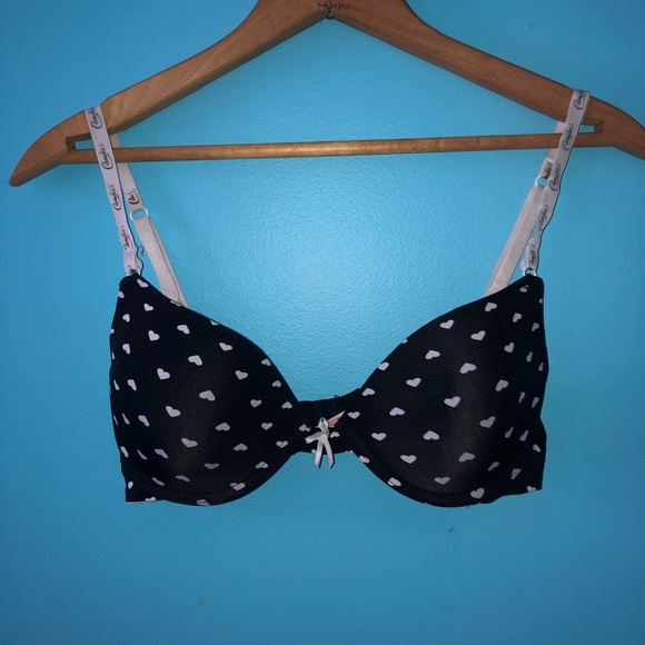 Candie's | Intimates & Sleepwear | 425 Candies Black White Heart ...